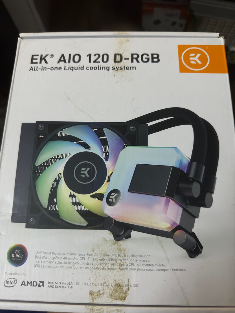 EK-aio 120 d-rgb CPU water cooler, Computers & Tech, Parts ...