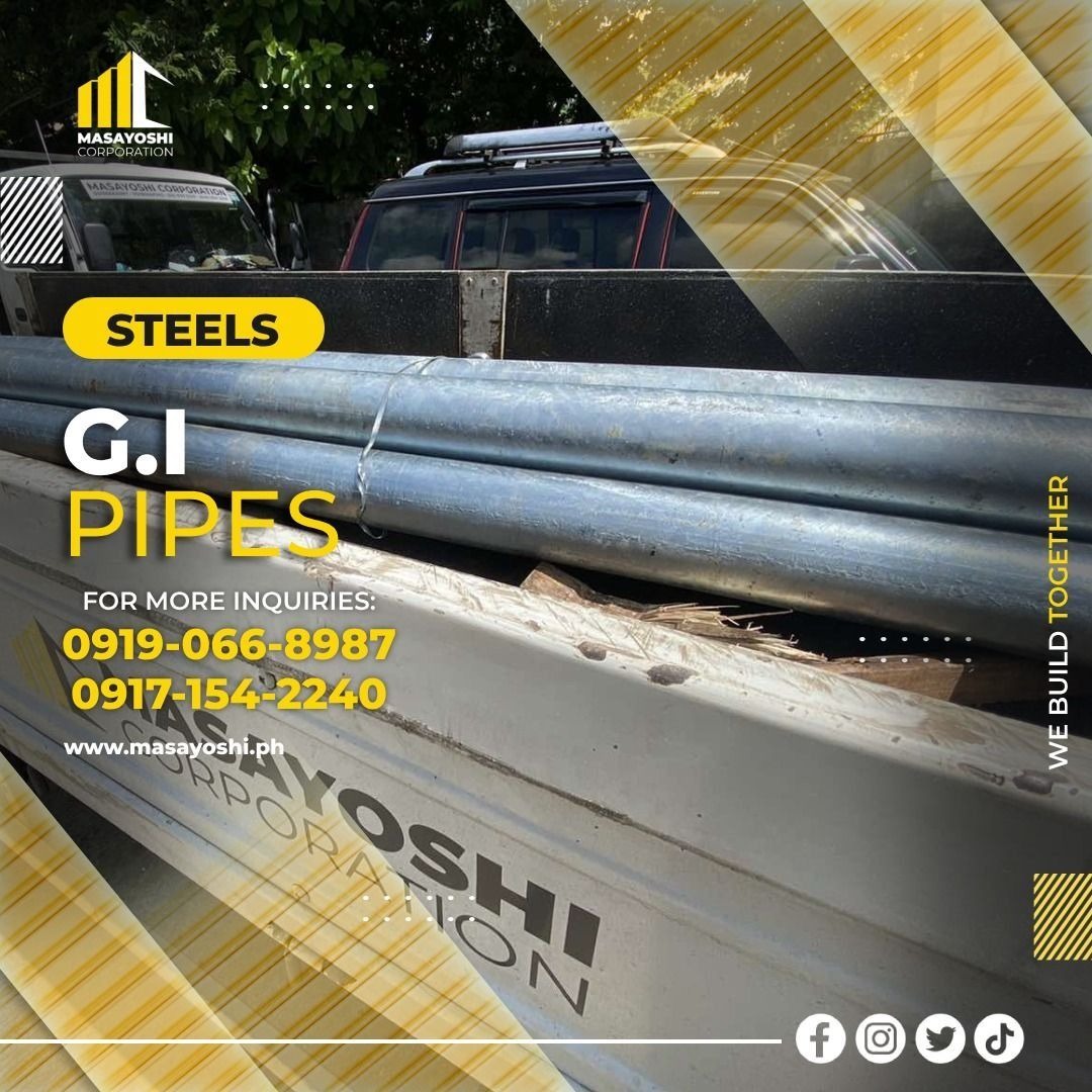 Galvanized Iron Pipes 1", GI Pipes, G.I. Pipes, Steel Pipe, Metal ...