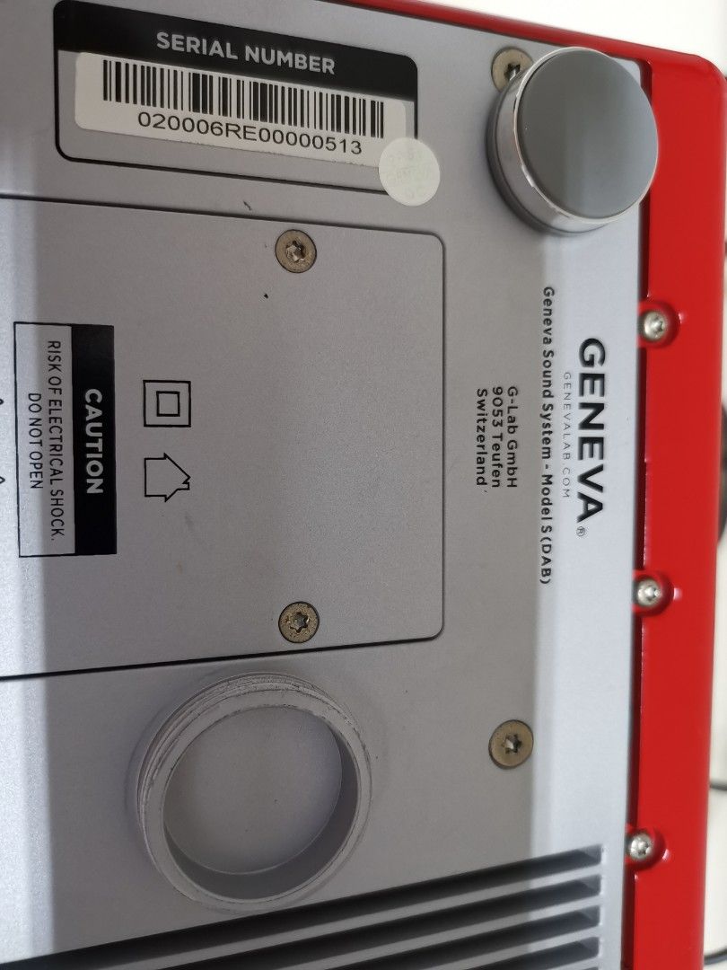 Geneva Model S FM Radio DAB IPod Speaker System with remote, Audio ...