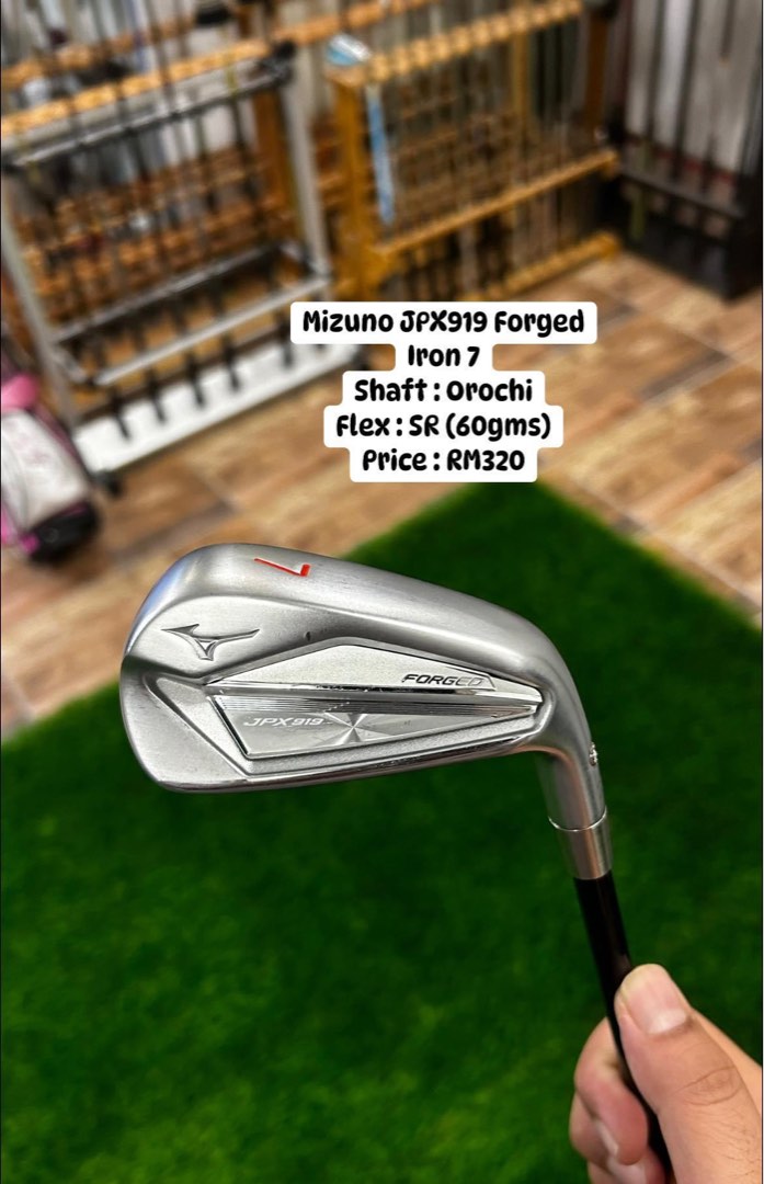 Golf Iron #7 Mizuno JPX919 Forged, Sports Equipment, Sports & Games, Golf on Carousell