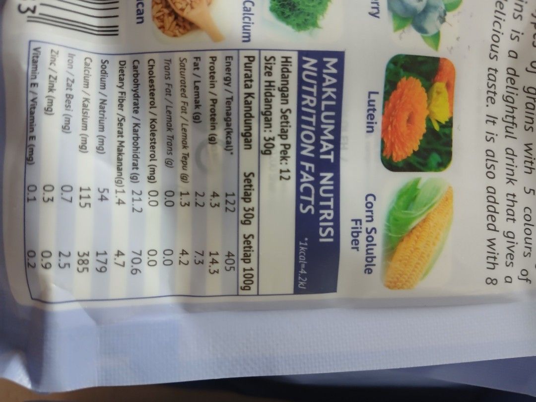 Good morning vgrains ubi keledek sweet potato ( 12sachets x 30g), Food & Drinks, Packaged ...