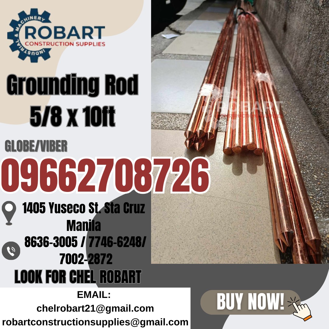 GROUNDING ROD, Commercial & Industrial, Construction Tools & Equipment ...
