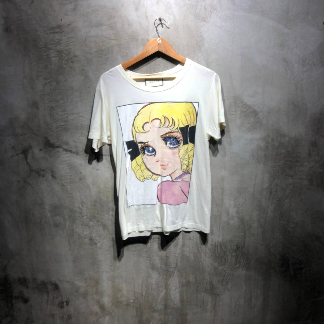 Gucci X Chikae Ide Eyes sequin Tee on Carousell