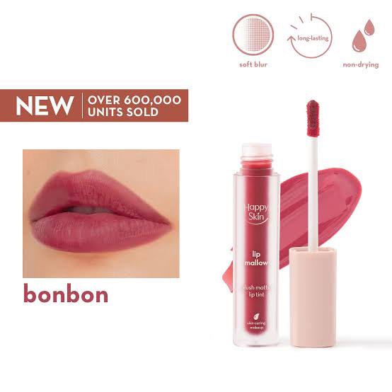 Happy Skin Lip Mallow Tint - BONBON (with packaging), Beauty & Personal Care, Face, Makeup on ...