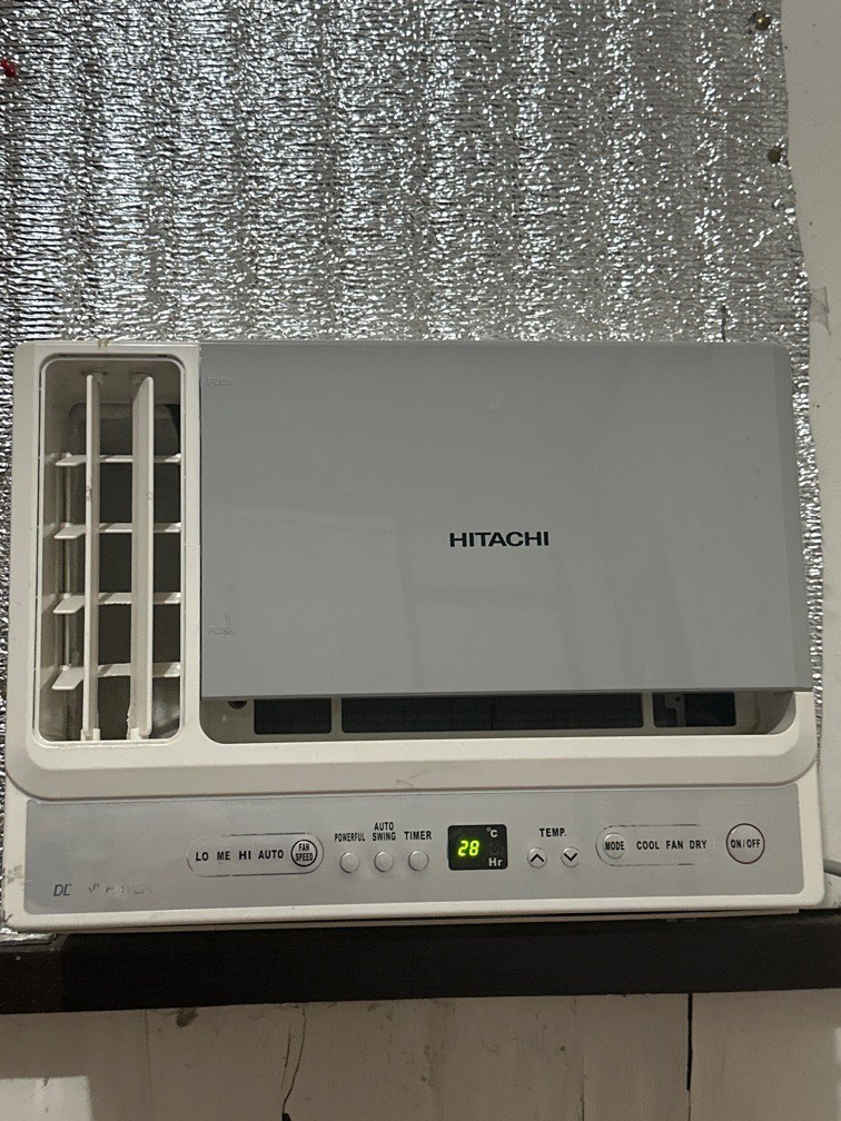 Hitachi DC Inverter 1HP Window Type Aircon, TV & Home Appliances, Air ...