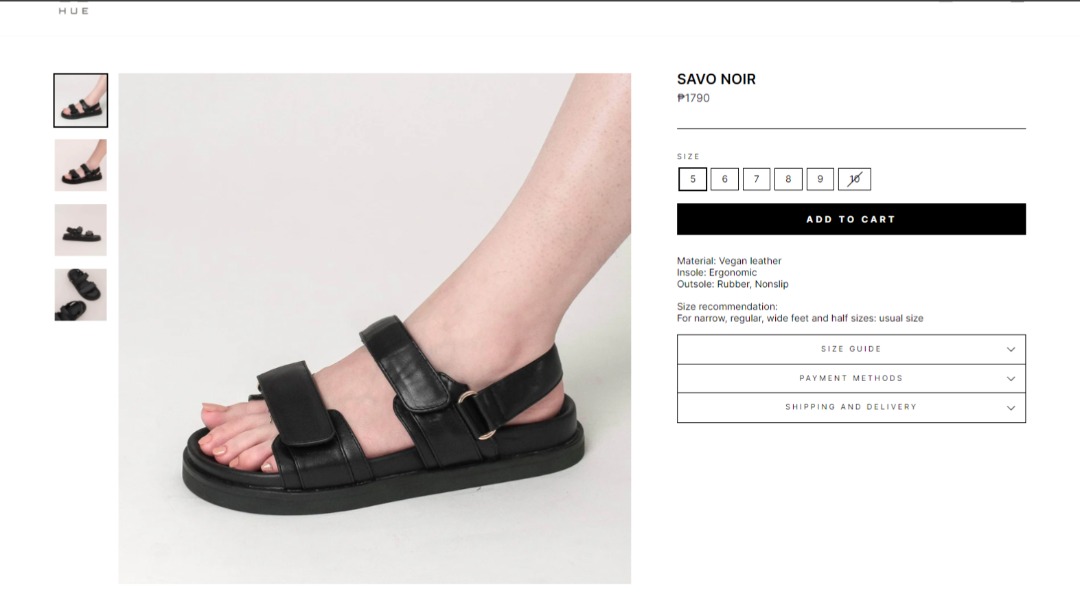 Hue Manila, Women's Fashion, Footwear, Flats & Sandals on Carousell