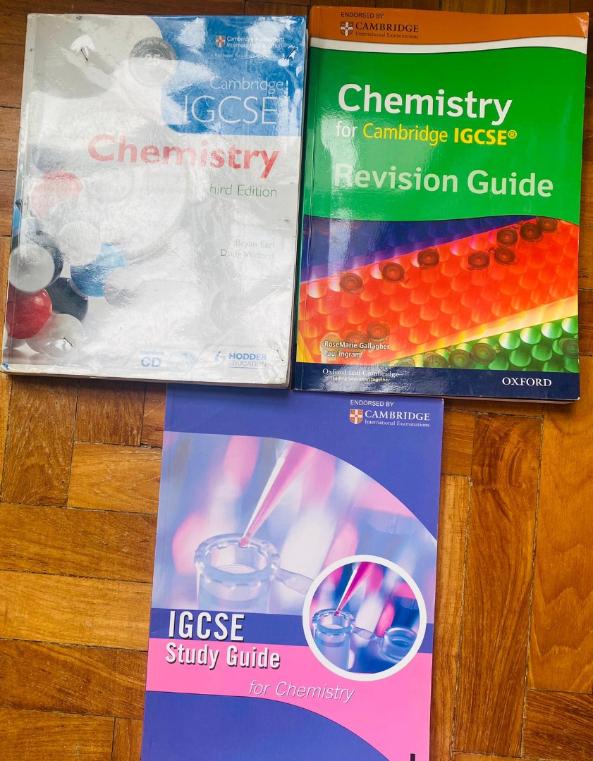 IGCSE Cambridge Chemistry - Coursebook and Revision Guide set, Hobbies ...