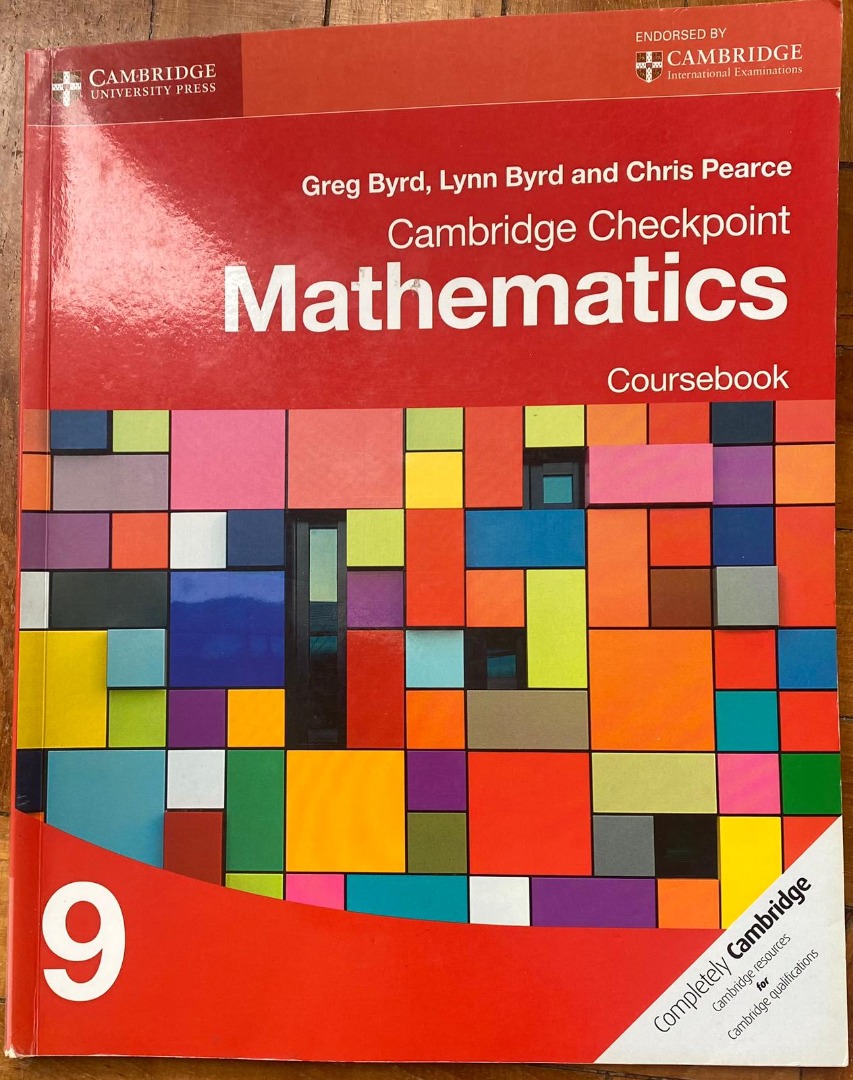 IGCSE Cambridge Math coursebook, Hobbies & Toys, Books & Magazines ...