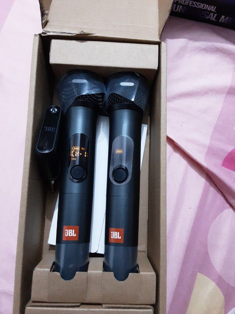 JBL Wireless Microphone, Audio, Microphones on Carousell