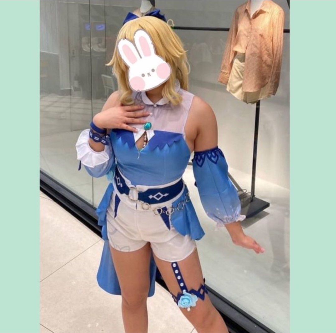 RUSH Jean Genshin Impact Cosplay Costume FS FT, Women's Fashion ...
