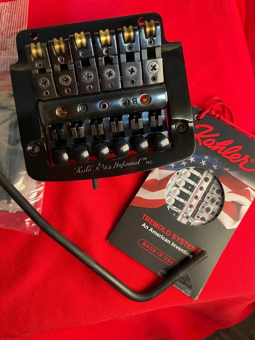 Kahler - 2300 Series Professional Tremolo Guitar Bridge System (Flat ...