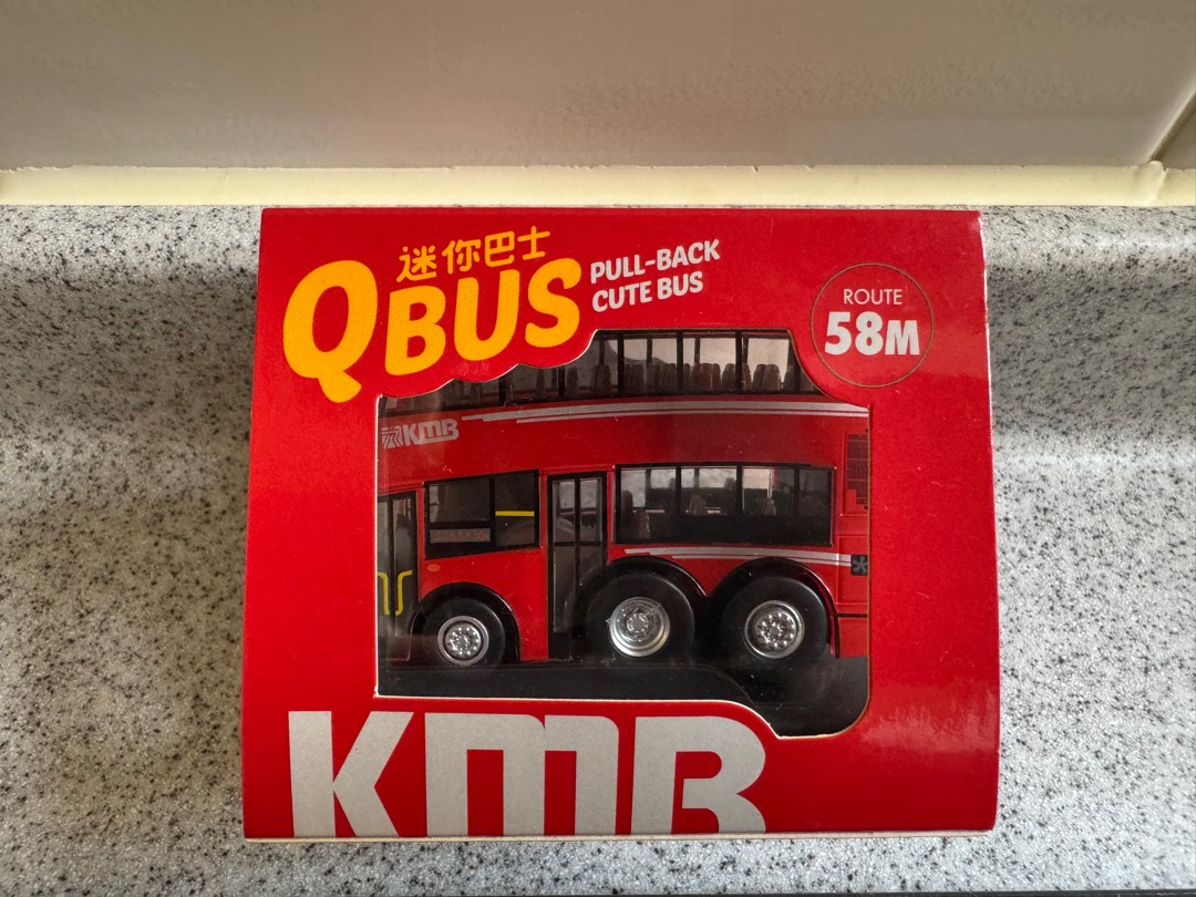 KMB 58M Q bus Q版 巴士模型 九巴模型 丹尼士歐盟第五代環保巴士 巴士迷, 興趣及遊戲, 玩具 & 遊戲類 - Carousell