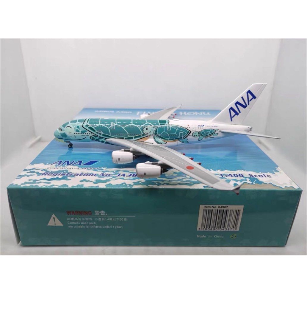 ***Last Piece*** Phoenix 1/400 ANA A380-800 KAI Green Turtle JA382A, Hobbies & Toys, Toys ...