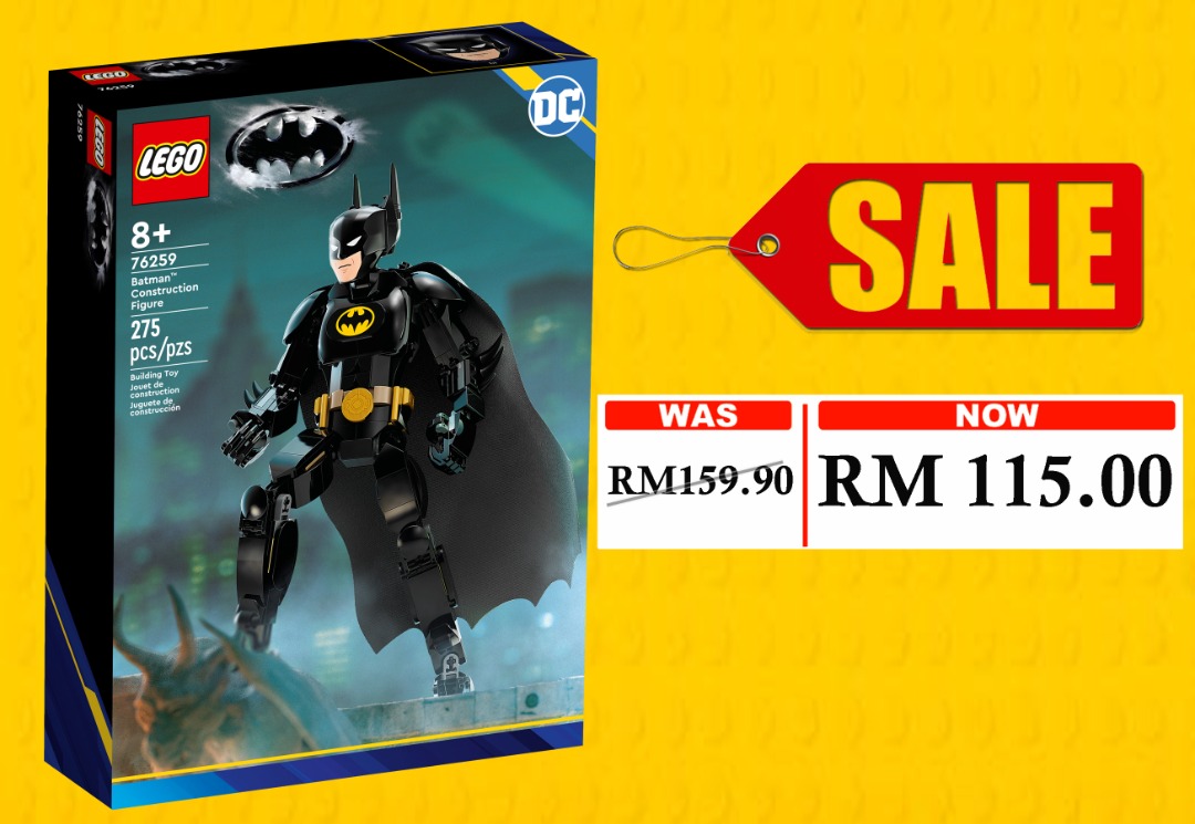 LEGO 76259 Batman Construction Figure, Hobbies & Toys, Toys & Games on ...