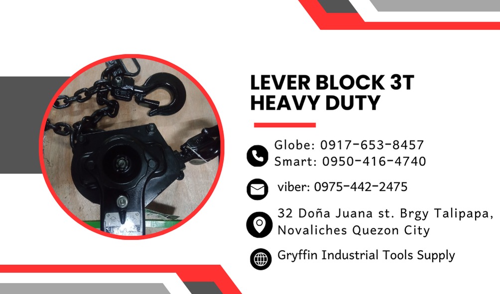 Lever Block 3T Heavy Duty, Commercial & Industrial, Industrial ...