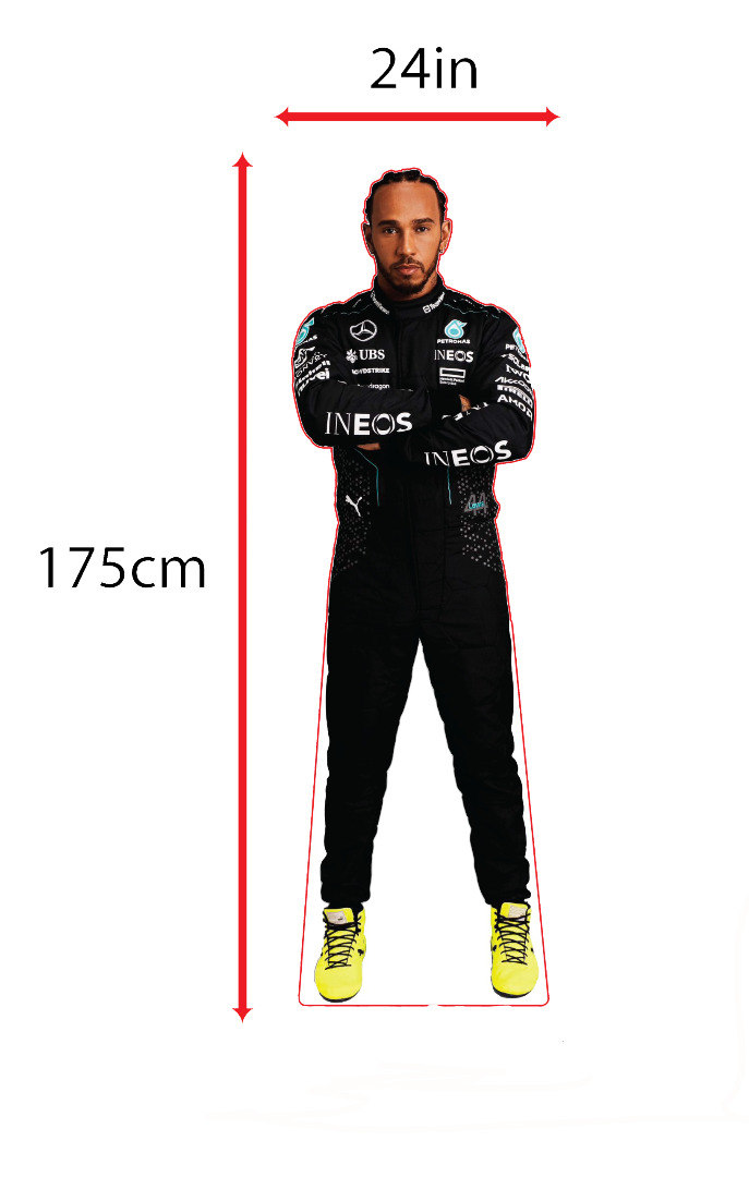Lewis Hamilton Standee/Cut Out - 175cm, Hobbies & Toys, Collectibles ...
