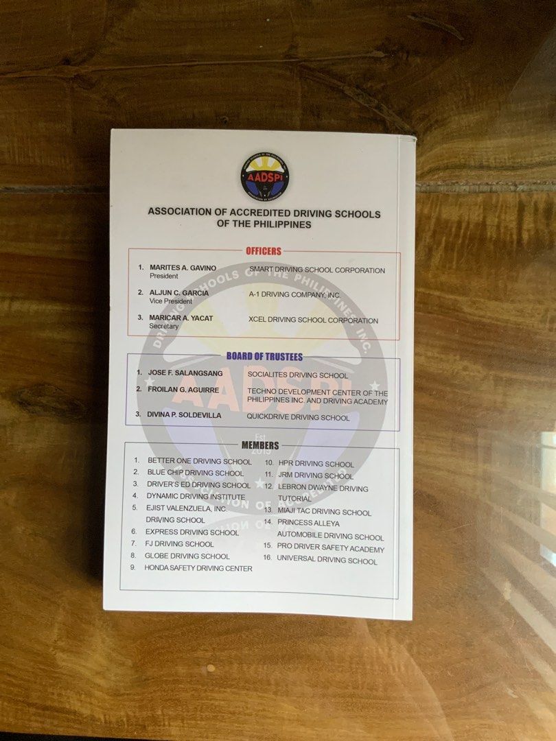 LTO Filipino Driver's Manual Vol. 1 & 2, 2nd edition, Hobbies & Toys ...