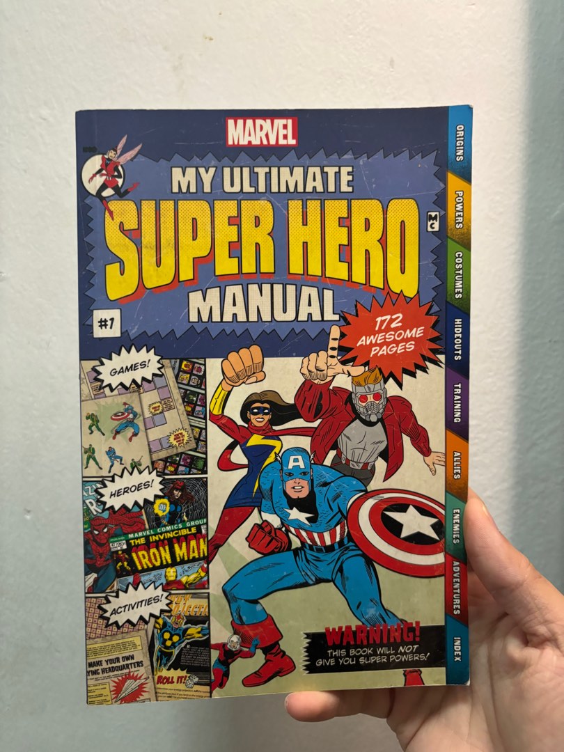 Marvel my ultimate super hero manual, Hobbies & Toys, Books & Magazines ...
