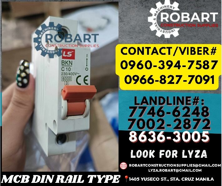 MCB Din Rail Type, Commercial & Industrial, Construction Tools & Equipment on Carousell