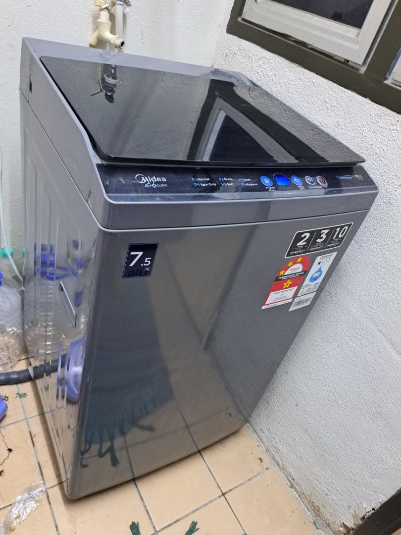 Media Washing Machine Mesin Basuh 7.5kg, TV & Home Appliances, Washing ...