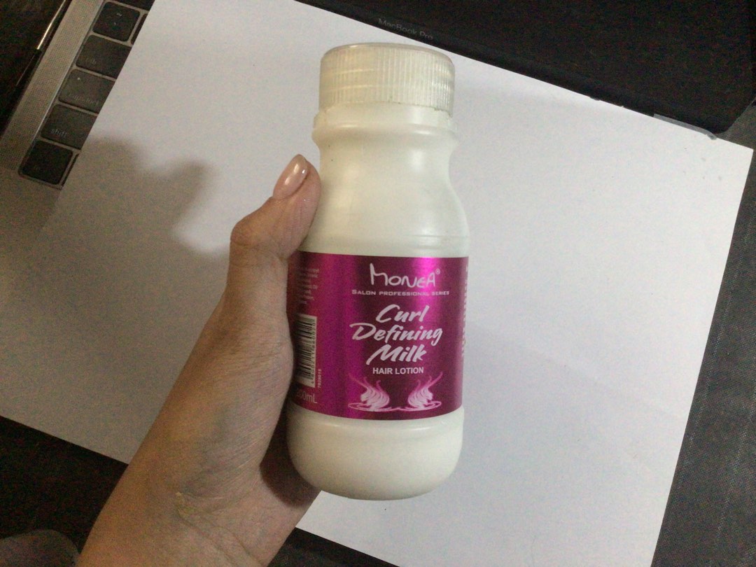 Monea Curl Defining Milk w freebies, Beauty & Personal Care, Hair on ...