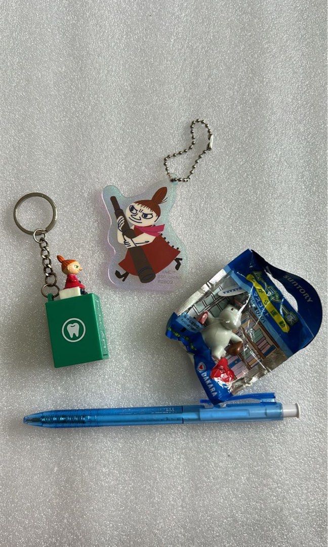 Moomin keychain set, Hobbies & Toys, Toys & Games on Carousell