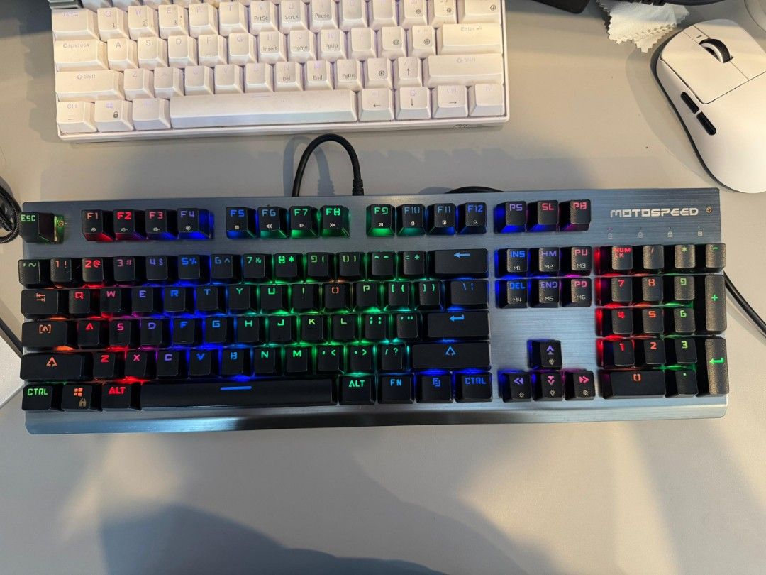Motospeed CK108 RGB Mechanical Keyboard (Blue switch), Computers & Tech, Parts & Accessories ...