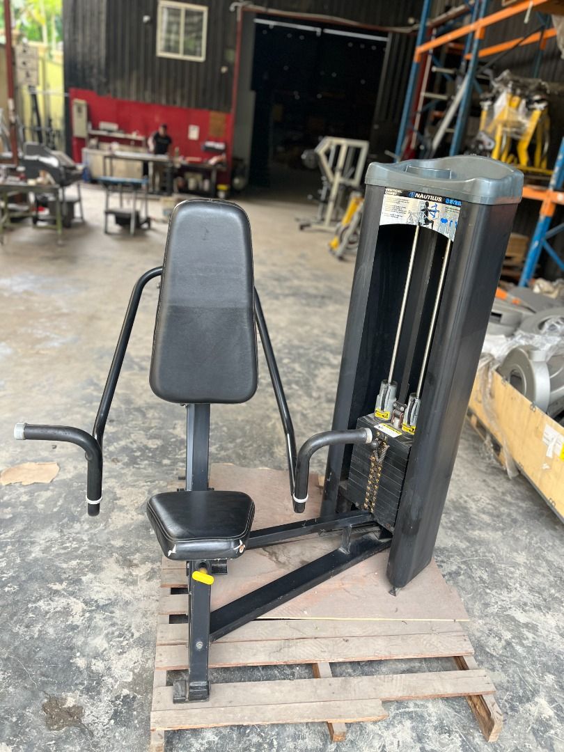 Nautilus Steel Vertical Chest Gym Equipment Chest Muscles, Sports ...