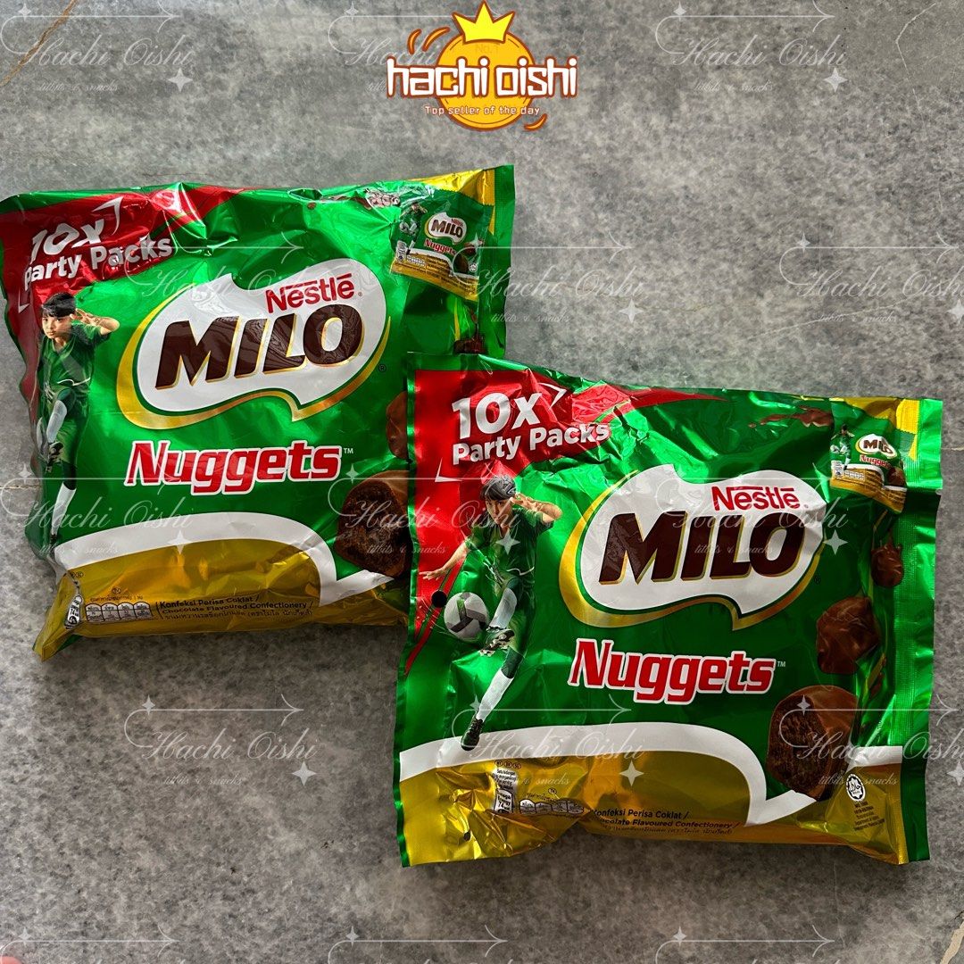 Nestle MILO Nuggets Party Pack Fun Size (10pkt x 15g), Food & Drinks ...
