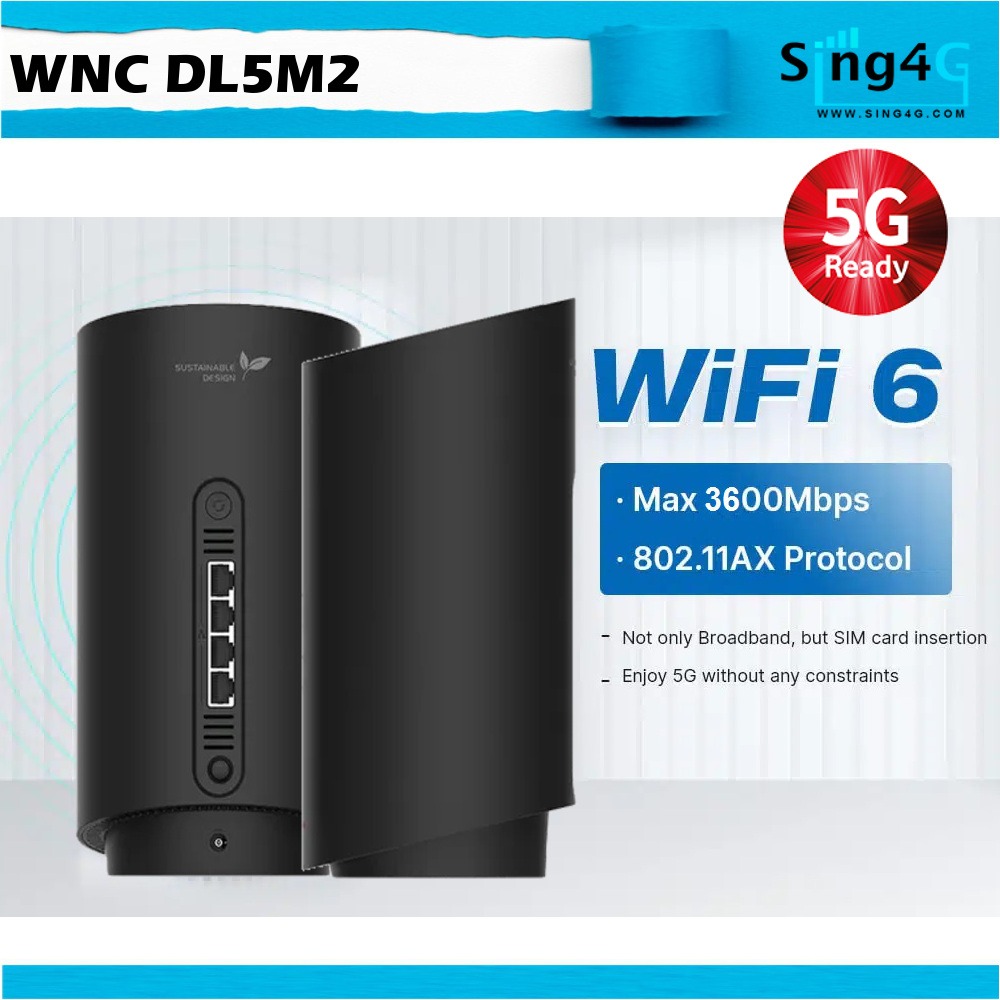 (NEW) 5G WIFI 6 4.6Gbps ULTRA FAST ROUTER DL5M2 4LAN AX3600 High End Model, Computers & Tech ...