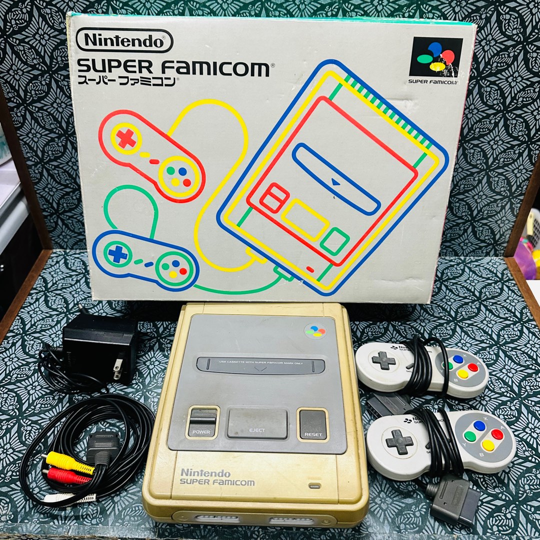 NINTENDO SUPER FAMICOM Gaming Console HVC-002 from Japan w/ Box ...