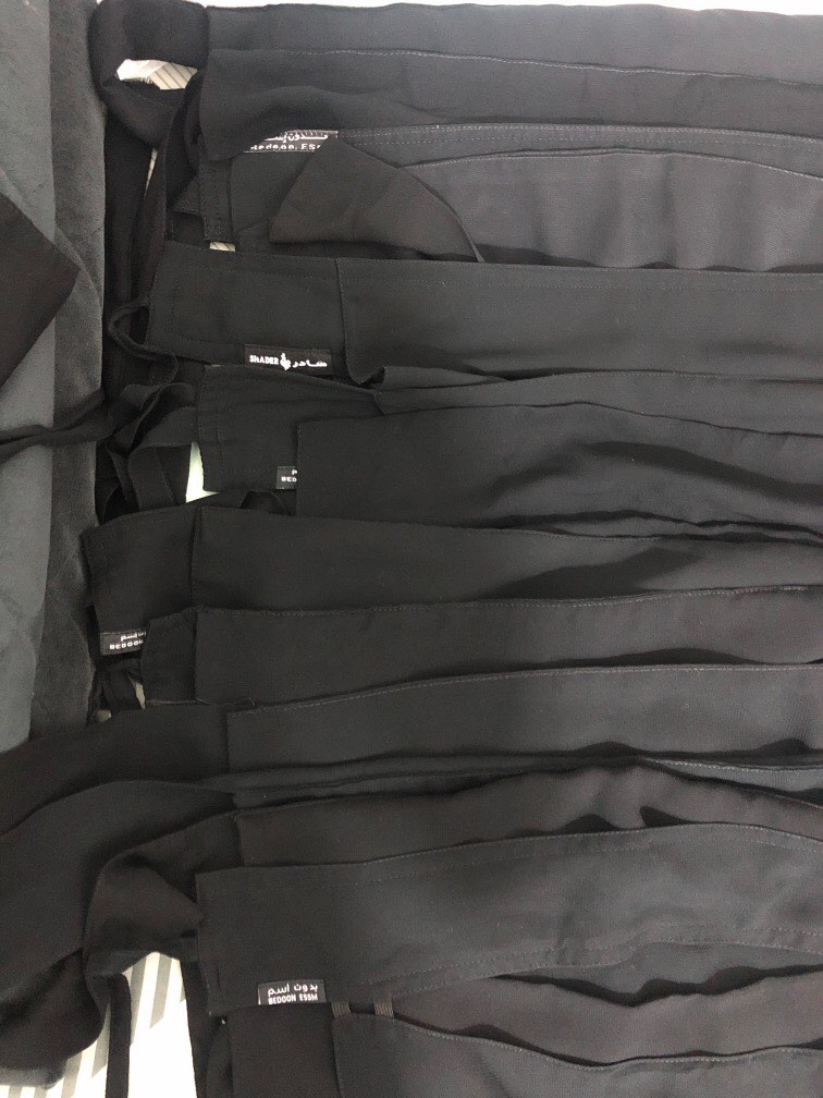 Niqab hidden branded bedoon, Women's Fashion, Muslimah Fashion, Hijabs ...