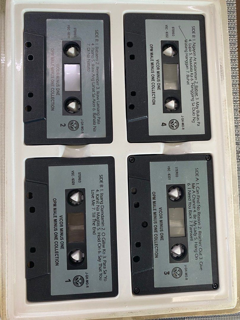 OPM MALE MINUS ONE COLLECTION ORIGINAL VERSION - 56 Music Album ...