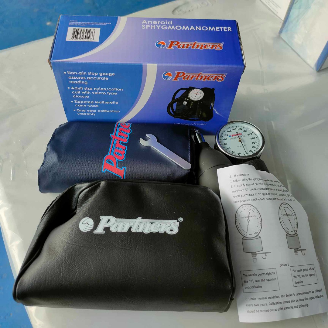 PARTNERS ANEROID SPHYGMOMANOMETER, Health & Nutrition, Medical Supplies ...