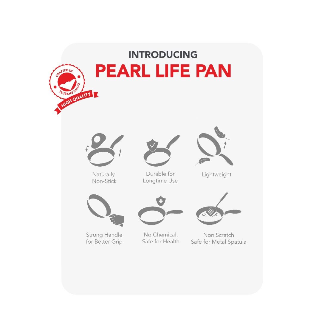 Pearl Life Iron wok, 28cm, IH Compatible, Made in Japan, lightweight ...