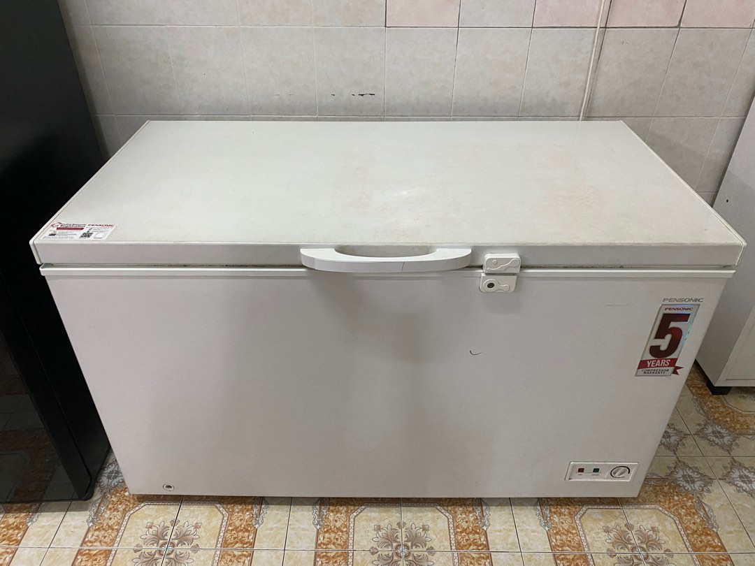 PENSONIC CHEST FREEZER 500L PFZ-502, TV & Home Appliances, Kitchen ...
