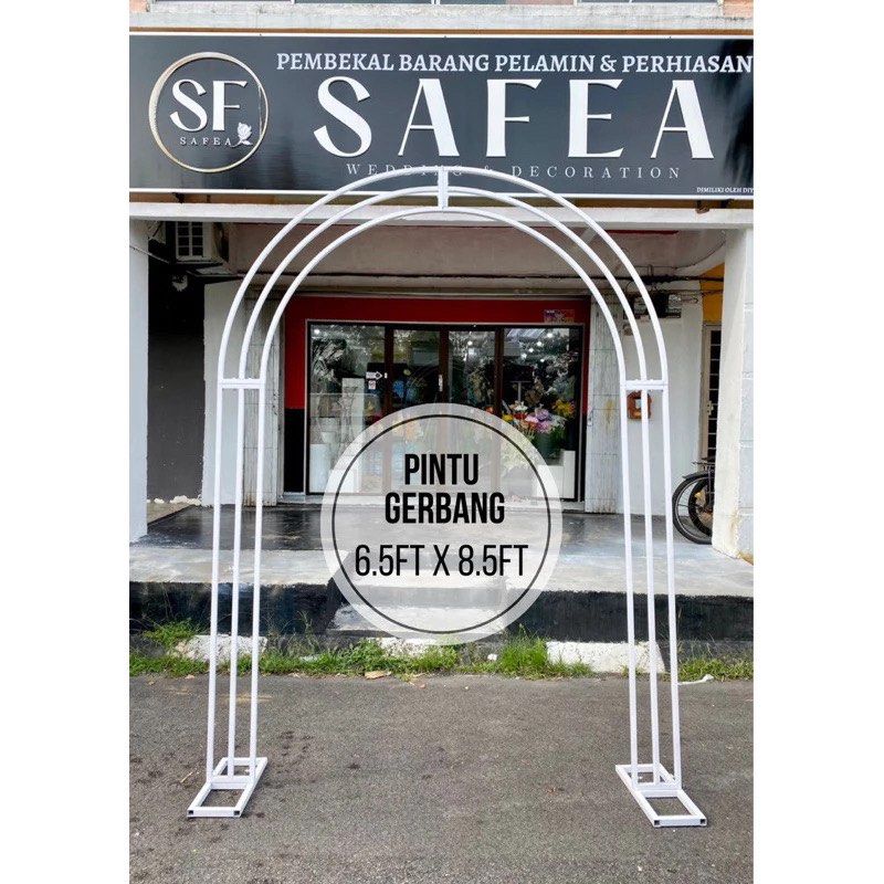 Pintu Gerbang Pelamin Arch 6Kaki, Furniture & Home Living, Home Decor ...