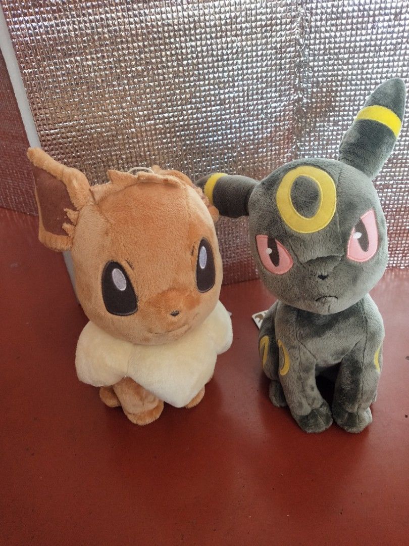 Pokemon I Love Eevee Sad :( UMBREON 10" DX Plush Doll Japan Prize ...