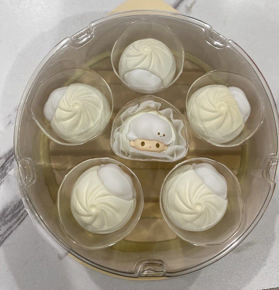 Popmart Dimoo Pop Bean Xiao Long Bao (Shanghai Exclusive), Hobbies ...