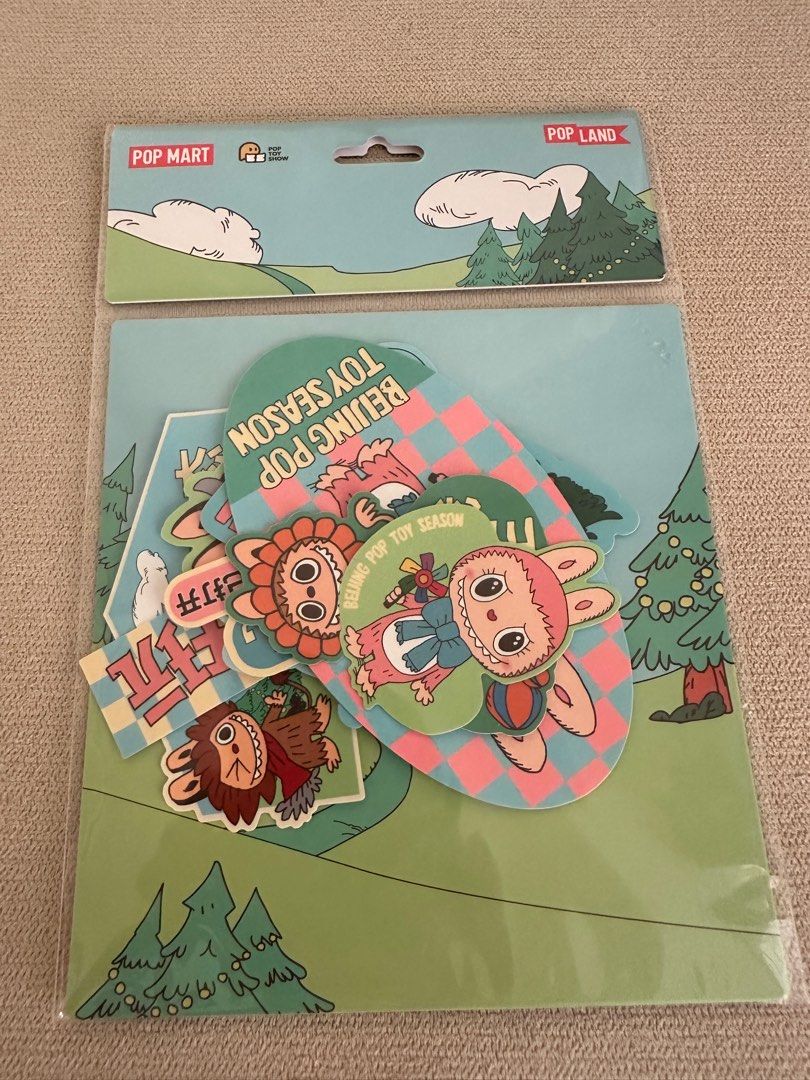 POPMART LABUBU STICKERS, Hobbies & Toys, Stationery & Craft, Art ...