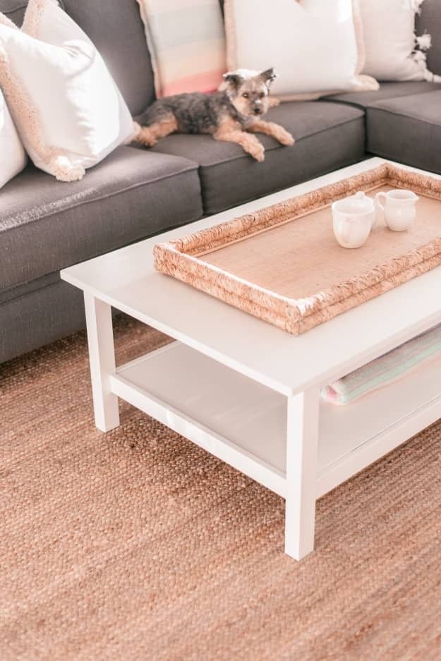 Preloved Ikea HEMNES coffee table, white, Furniture & Home Living ...