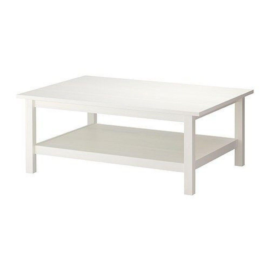 Preloved Ikea HEMNES coffee table, white, Furniture & Home Living ...