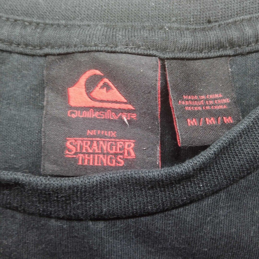 Quicksilver x Stranger things, Men's Fashion, Activewear on Carousell