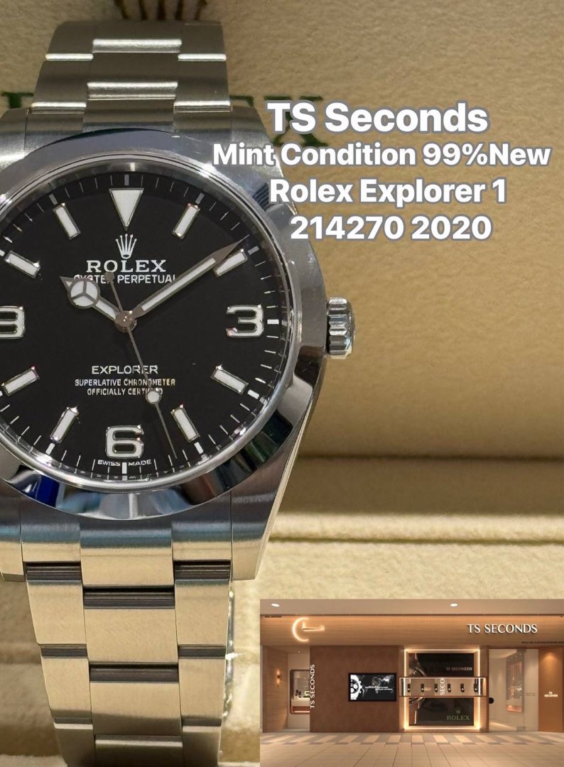 Rolex 214270 Explorer I 39mm Mark II 369 Luminous, Luxury, Watches on ...