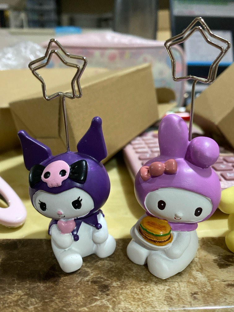 Sanrio paper clip kuromi and my melody, Hobbies & Toys, Stationery ...