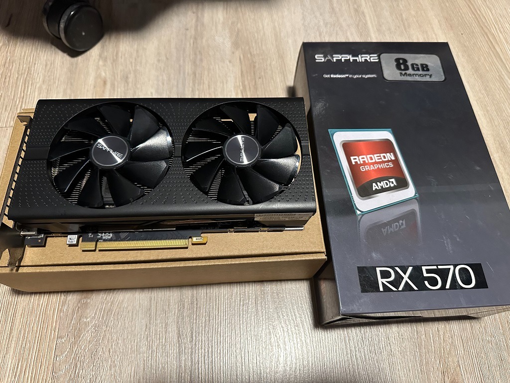 Sapphire PULSE RX570 8GB RX 570 8G Polaris Graphics Card Excellent Condition Full Box Set ...