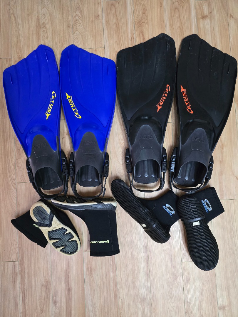 Scuba Diving Fins & Shoes, Sports Equipment, Other Sports Equipment and ...