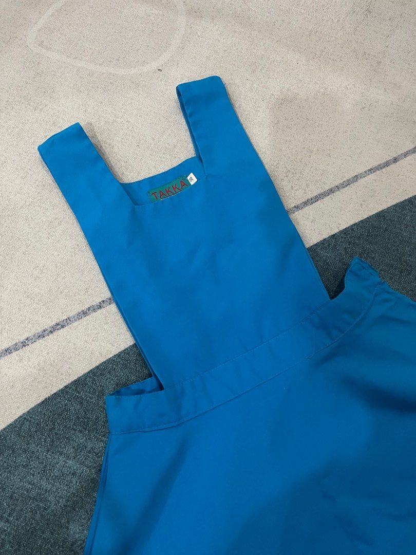 Secondary School Uniform Blue Pinafore Dress, Women's Fashion, Dresses ...