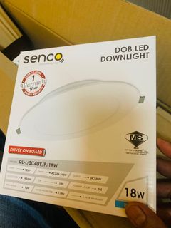 PLC Downlight round 6 inch silver 10 units, Furniture & Home Living ...