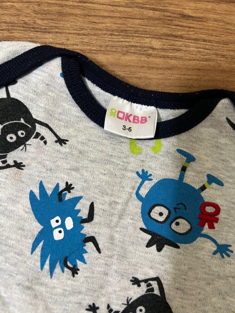 Set Baby boy 3-6 OKBB, Babies & Kids, Babies & Kids Fashion on Carousell